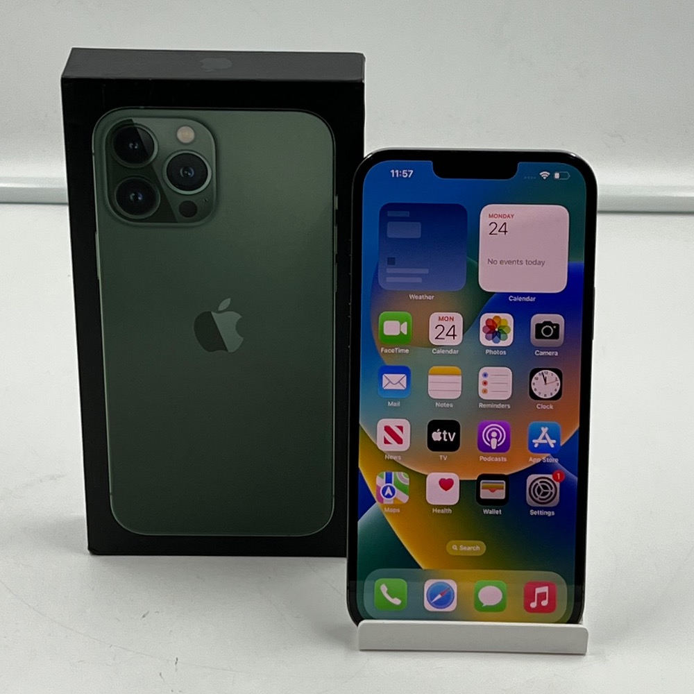 Pre-owned APPLE IPHONE 13 PRO MAX A2643 128GB ALPINE GREEN - BOXED AND ...